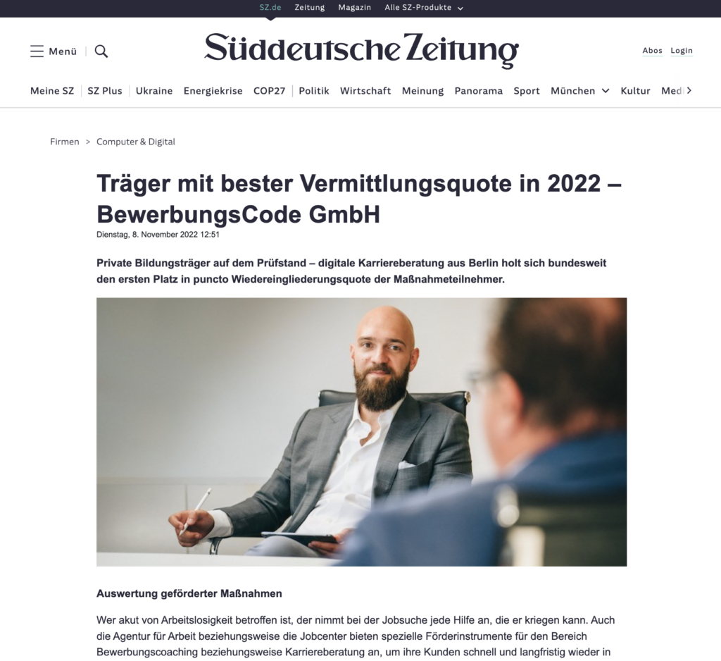 BewerbungsCode – Ehemaliger Personaler knackt BewerbungsCode